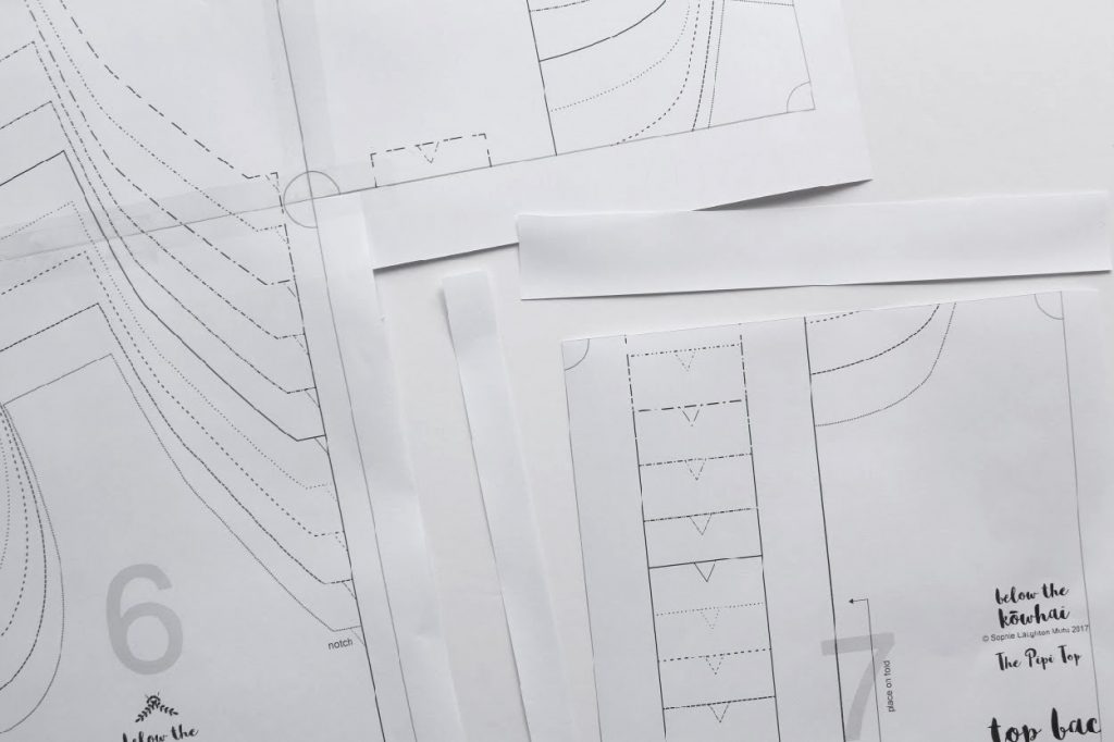 Using PDF sewing patterns - Below The Kōwhai
