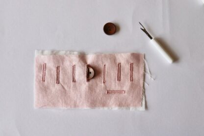 Tips for sewing buttonholes - blog by Below The Kōwhai